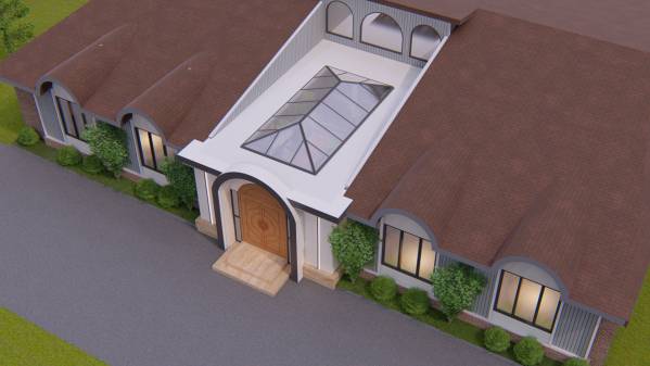 Design project for Design of an Enclosed Atrium that Serves as a Foyer ...