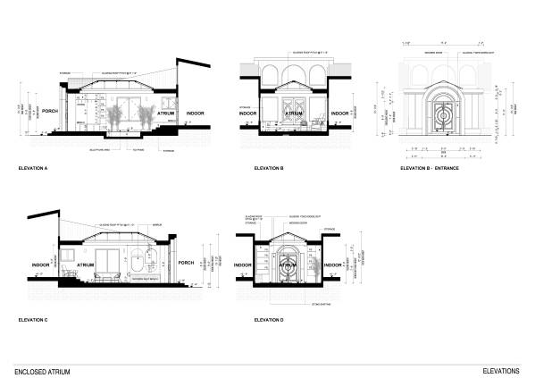 Design project for Design of an Enclosed Atrium that Serves as a Foyer ...