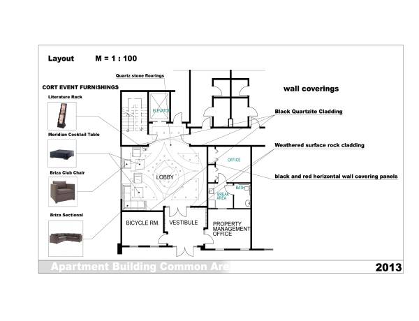 Design project for Apartment Building Common Areas in United States ...