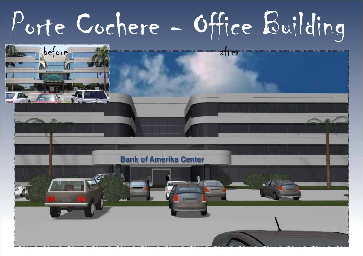 Design project for Porte Cochere - Office Building in United States ...