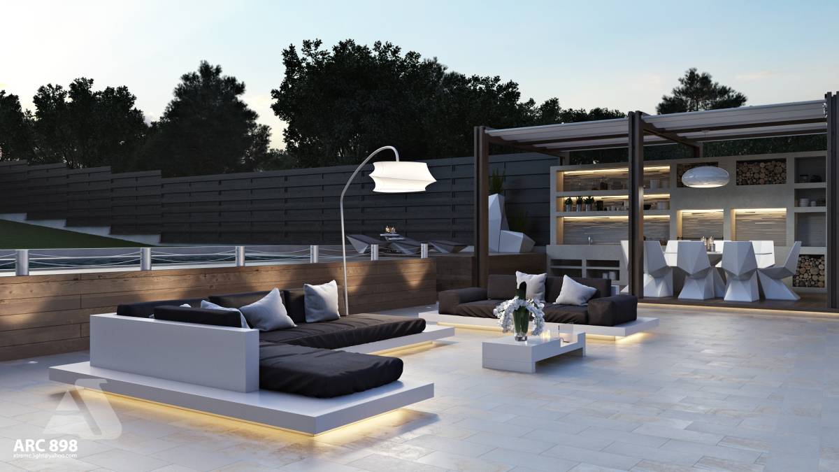 Design project for Rooftop Deck Rendering in United States | Arcbazar