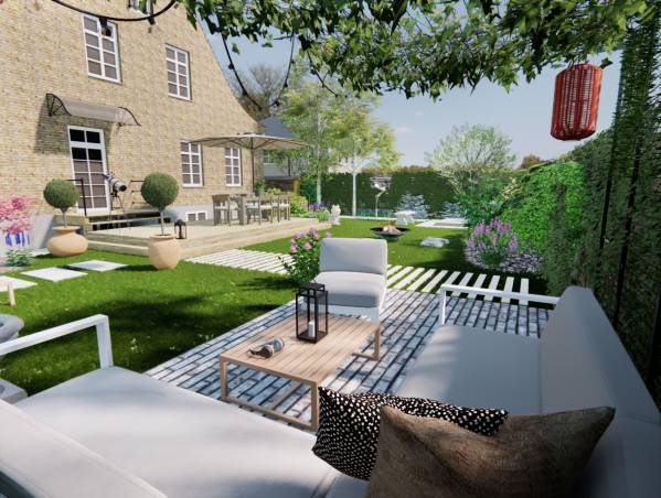 Design project for Magnificent Nordic Backyard in Denmark | Arcbazar