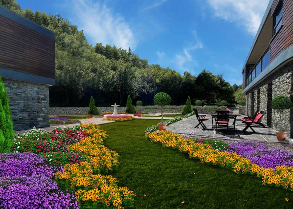 Design project for Create a landscape scheme worthy of the house design ...