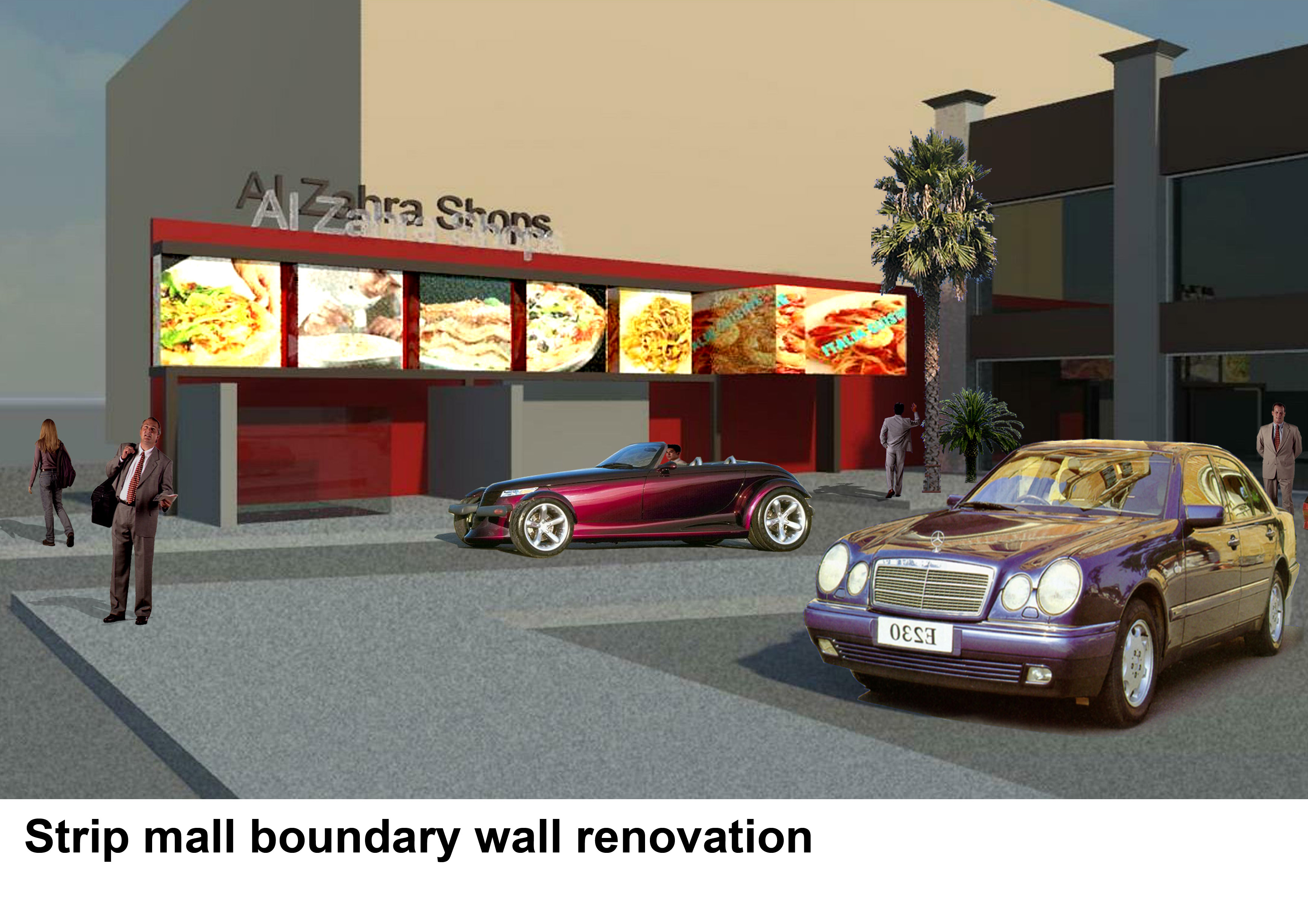 Shopping Mall Design Project designed by dhhA Architecture - Strip mall ...