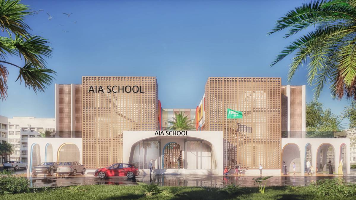 Design project for AiA School Architectural Elevations in Saudi Arabia ...