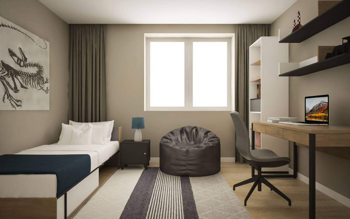 Design project for Furniture and decoration of 10-year old boy room in ...