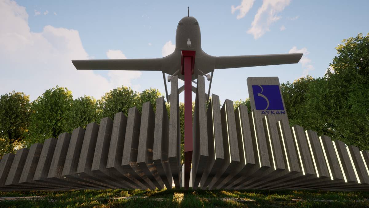 Design project for Monument/Sculpture to the TB2 Drone in Turkey | Arcbazar