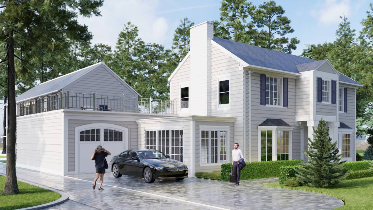 Design project for Colonial Revival Remodel and Addition in United ...