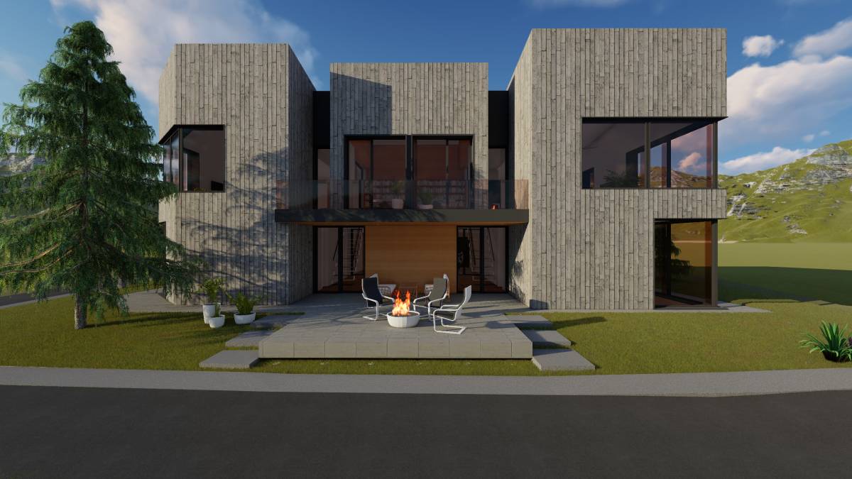 Multiple Family Homes Designed by Amir Razavi - 2-Family House in the ...