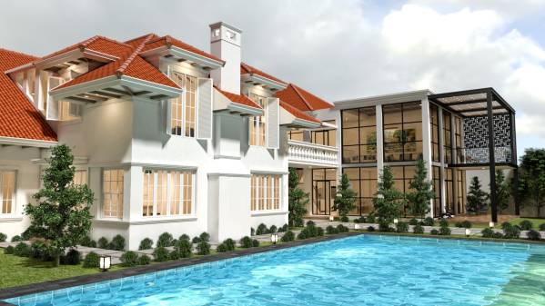Design project for Millenia House - Merging two houses, renovate one ...