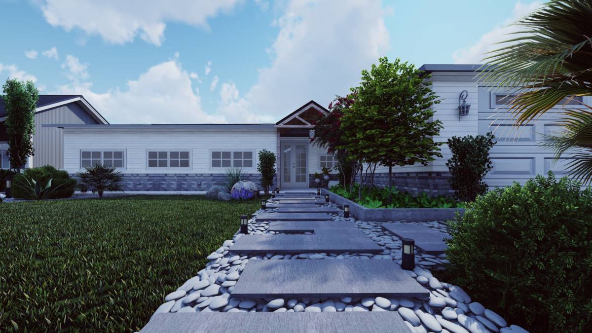 Design project for Front House Curb Appeal in United States | Arcbazar