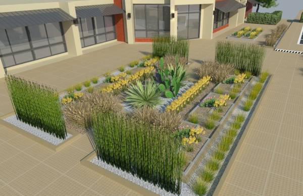 Design project for Modern Landscaping for Retail Property in United ...