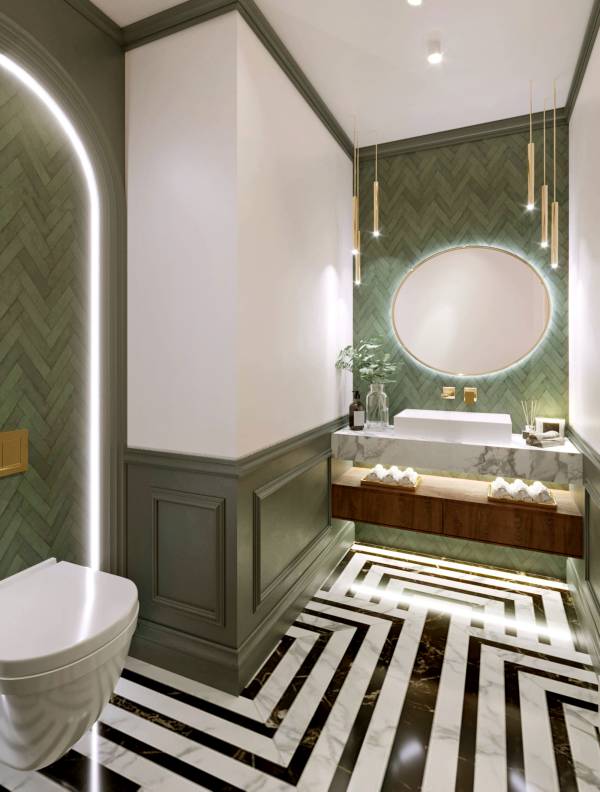 Design project for Powder room Redesign in United States | Arcbazar