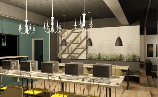 Design project for Internet Cafe Interior Design in Papua New Guinea ...