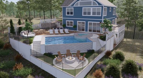 Design project for Lakeside backyard redo in United States | Arcbazar