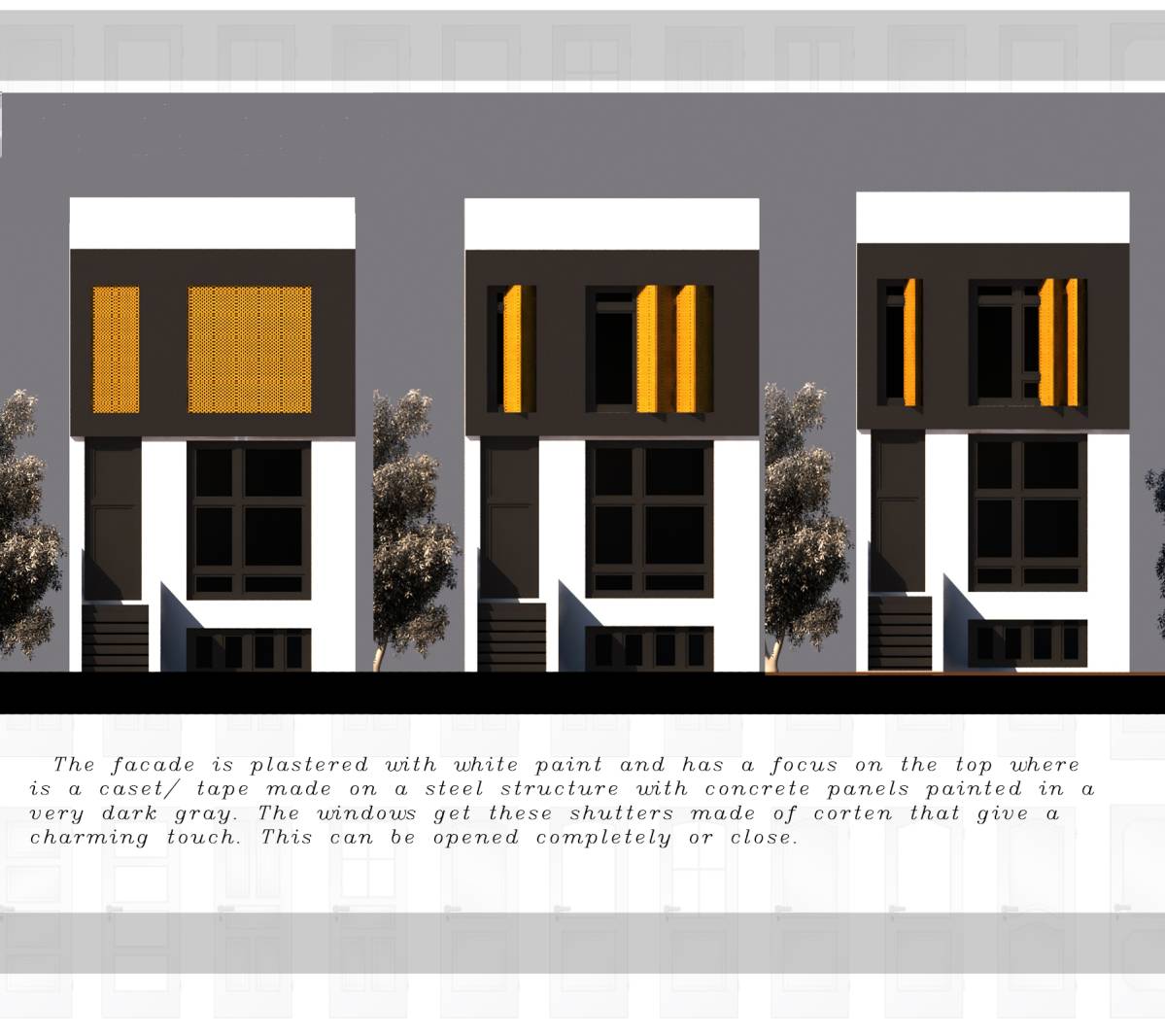 Design project for Modern Chicago Facade in United States | Arcbazar