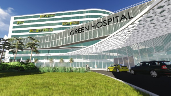 Commercial Healthcare Designed by ted - Green hospital | Arcbazar