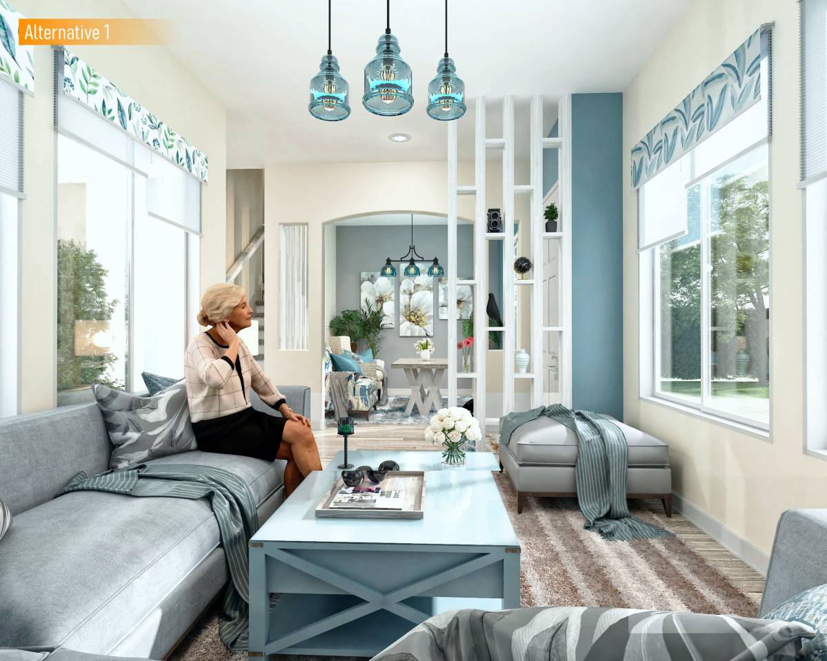 Design project for Decorating Diningroom and living room and flowing ...