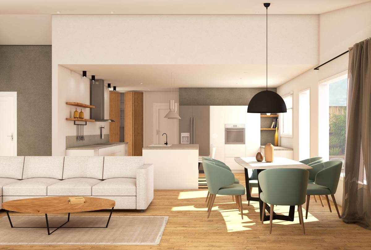 Design project for Beach home Interior House Redesign 1400 sq ft in ...