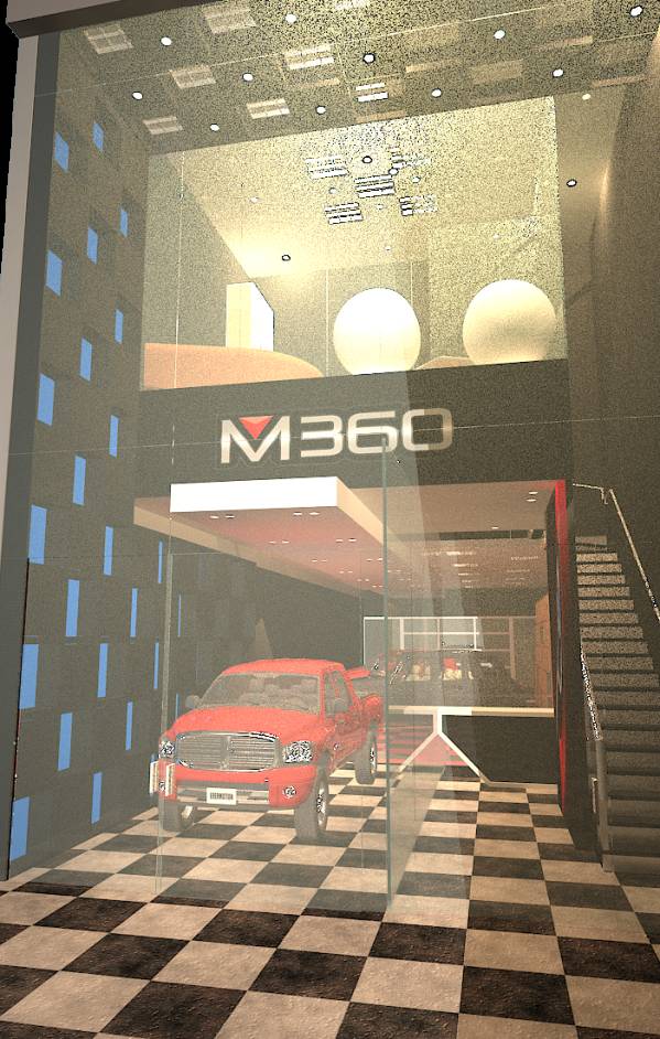Design project for M360 Car Shop Design in Saudi Arabia | Arcbazar