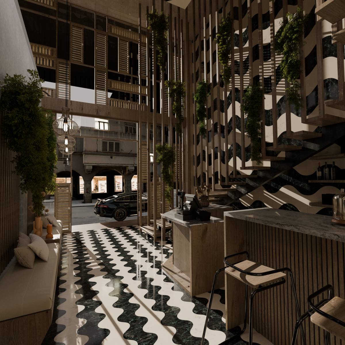 Design project for Italian Restaurant in Saudi Arabia | Arcbazar