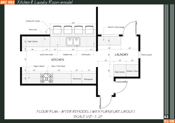 Kitchen Designed by Qarch Team - Kitchen & Laundry Room remodel - Boca ...