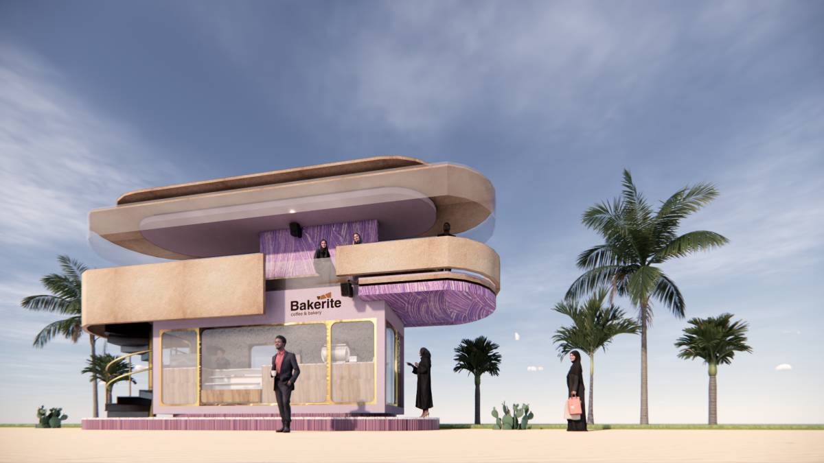 Design project for Drive throw coffee shop in Saudi Arabia | Arcbazar