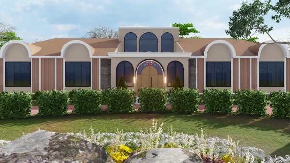 Other Designed by Oliver Collins - Design of an Enclosed Atrium that ...