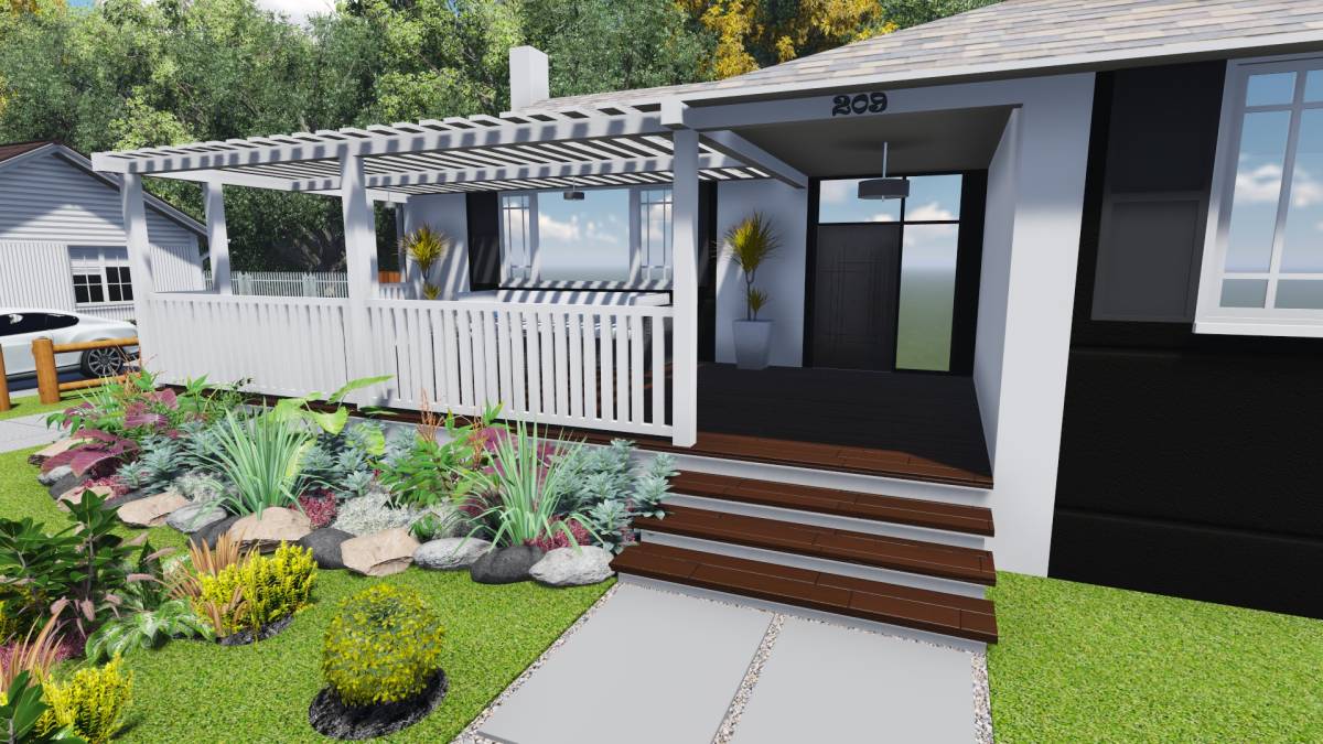 Design project for Brick Rancher Exterior Rehab in United States | Arcbazar