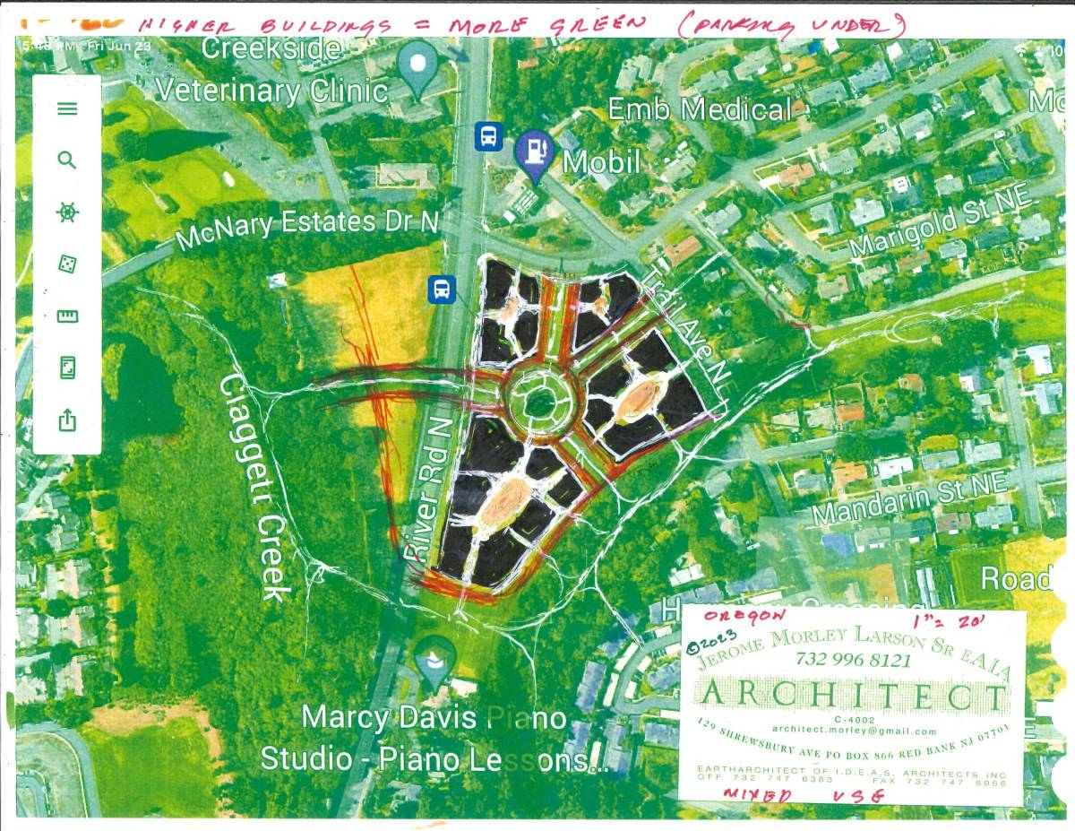 Design project for Alternative Site Plan for Small Housing/Retail ...