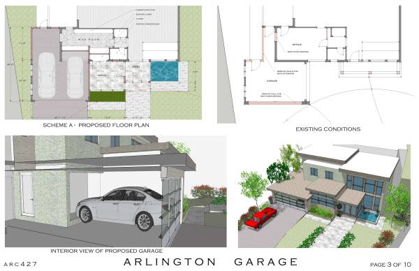 Design project for Contemporary Garage and Facade Update in United ...