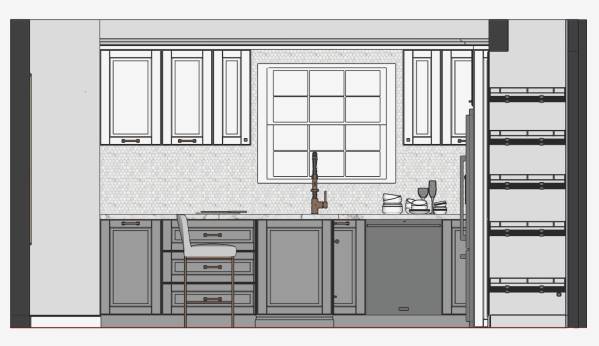 Design project for 1973 Kitchen Renovation in United States | Arcbazar