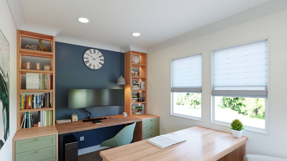 Design project for Interior Design and Decorating of Home Office/Study ...