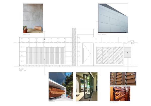 Design project for Modern Australian house facade in Australia | Arcbazar