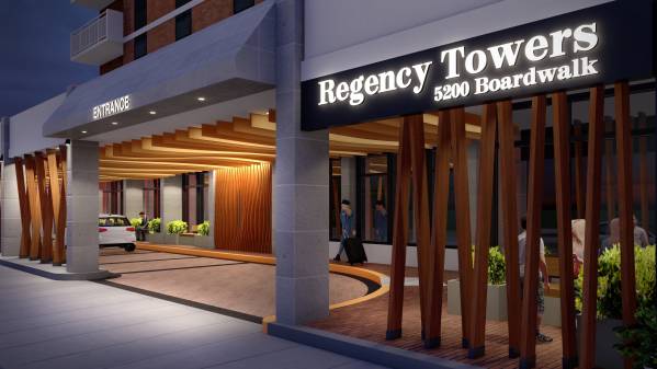 Design project for Design for Building Entrance, Porte Cochere ...