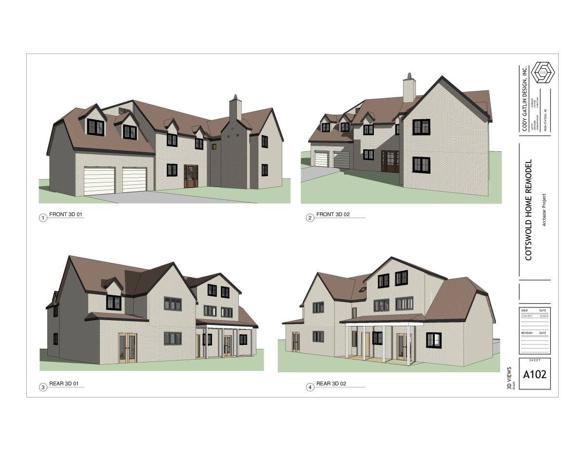 Design project for Cotswold Home - Re-design floorplans in United ...