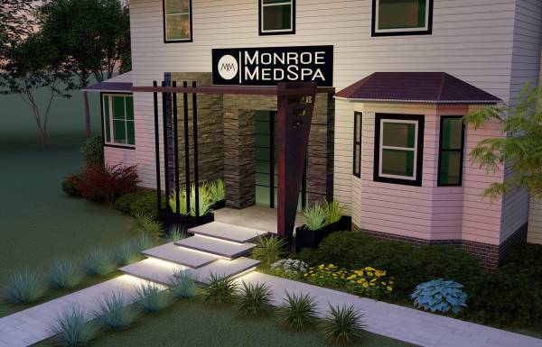 Design project for Modern Entrance for Medical Spa on 1912 Building in ...