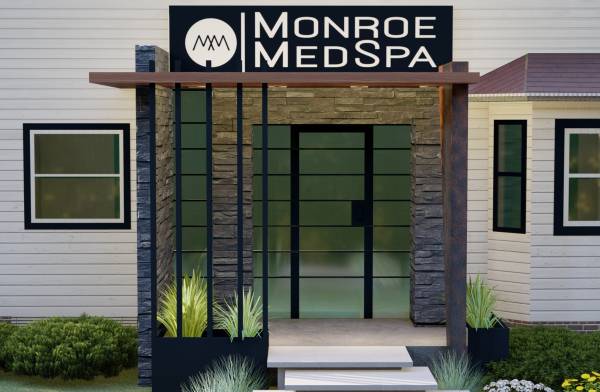 Design project for Modern Entrance for Medical Spa on 1912 Building in ...