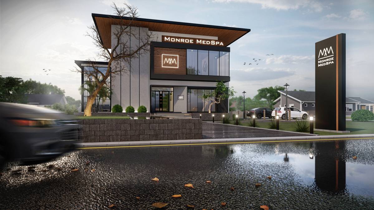 Design project for Modern Entrance for Medical Spa on 1912 Building in ...