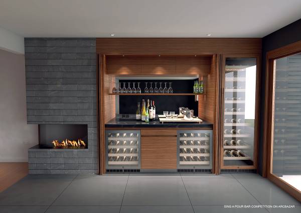 Design project for • Bar design with possible fireplace in Singapore ...