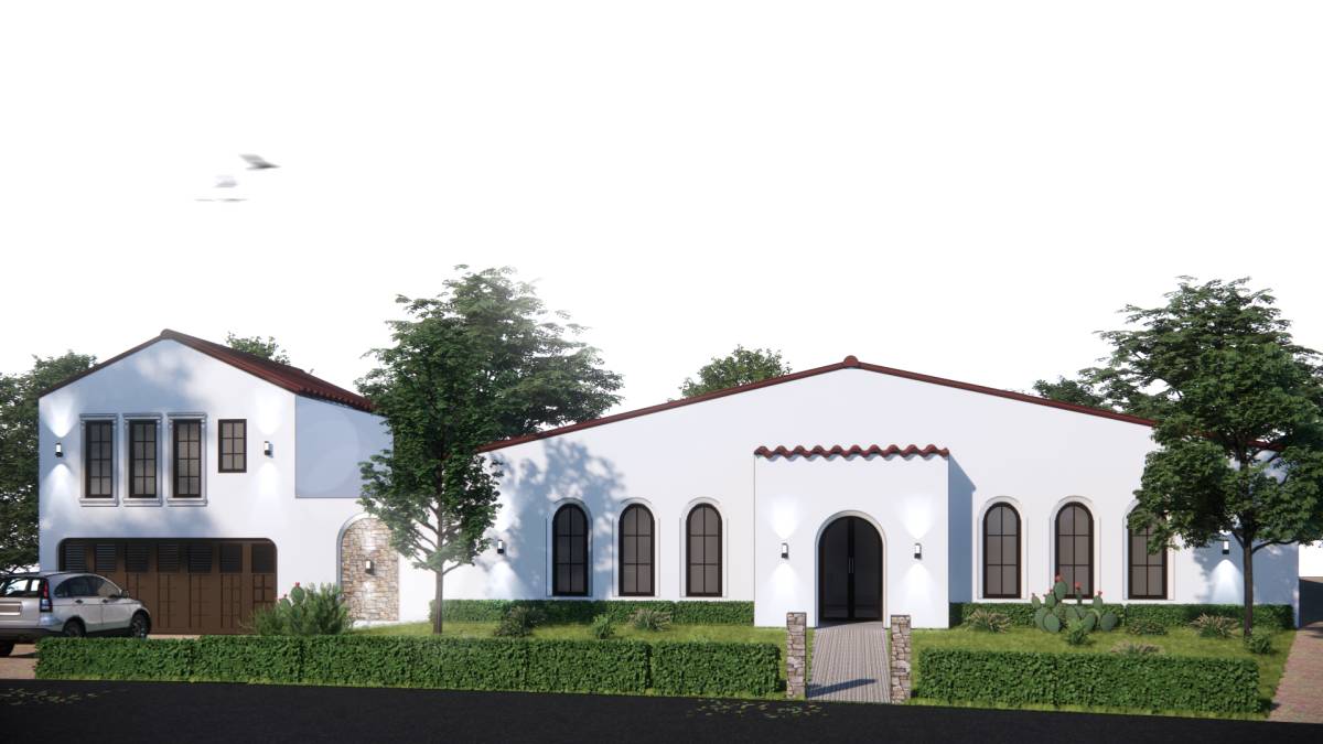Design project for Spanish colonial home in California remodeling ...