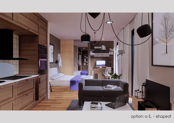 Design project for Main Lake Studio Apartments in United States | Arcbazar