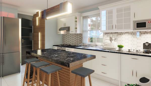 Design project for 1973 Kitchen Renovation in United States | Arcbazar