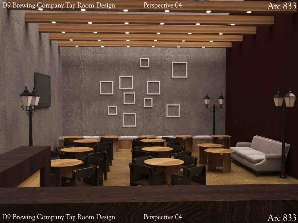 Design project for D9 Brewing Company Tap Room Design in United States ...