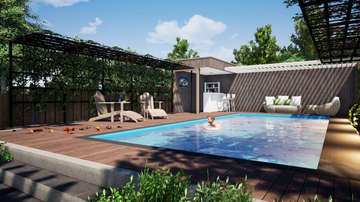 Design project for Outdoor swimming pool / chill out garden. in United ...