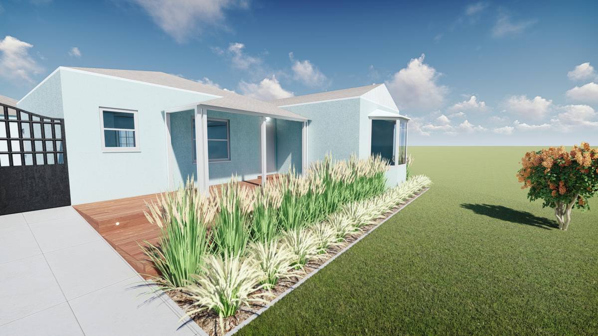 Design project for Refresh front and back yard landscape and hardscape ...