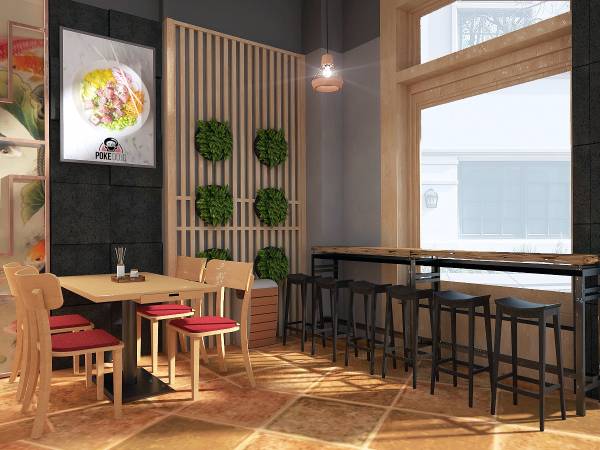 Design project for Fast Casual Restaurant Architectural, Interior ...