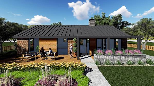 Design project for Brick Ranch Exterior Updating in United States ...