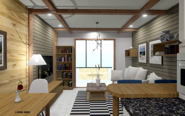 Design project for Renovation décoration duplex 60m2 proche de la mer ...