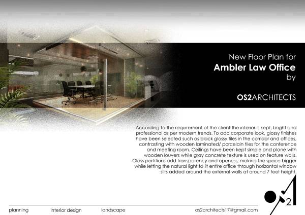 Design project for New Floorplan for Law Office in United States | Arcbazar
